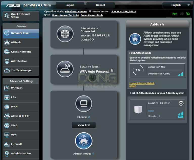 ASUS ZenWiFi AX Mini XD4 Review: A Complete AiMesh System | Dong Knows Tech
