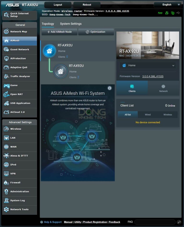 ASUS RT-AX92U Review: Odd, Cute, and Effective | Dong Knows Tech