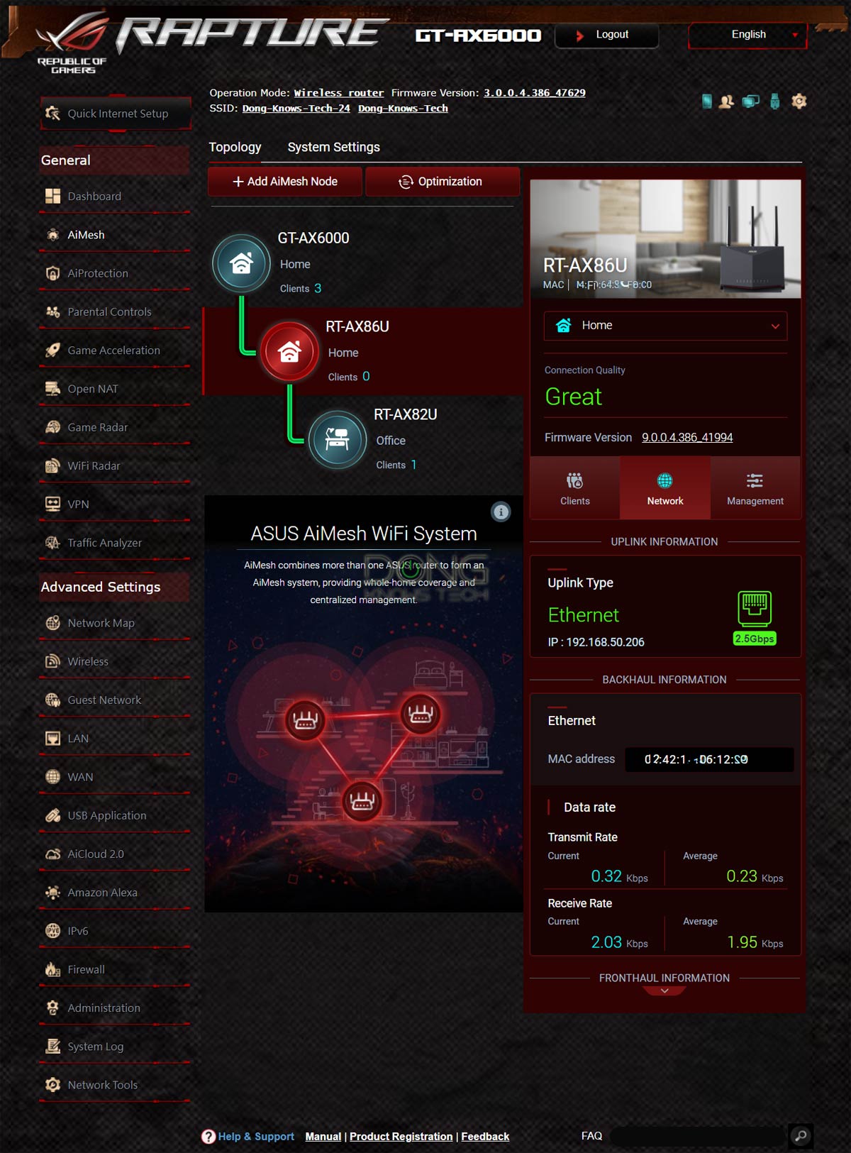 Asus GT-AX6000 Review: Asus's Best Dual-band Wi-Fi 6 Router | Dong ...