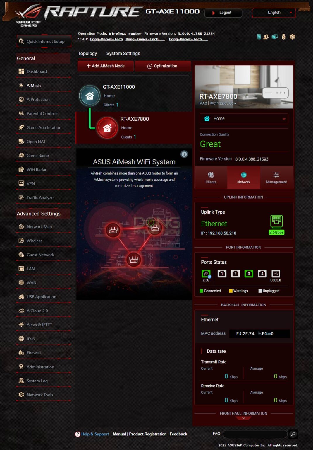ASUS RT-AXE7800 Review: An Excellent Wi-Fi 6E Router | Dong Knows Tech
