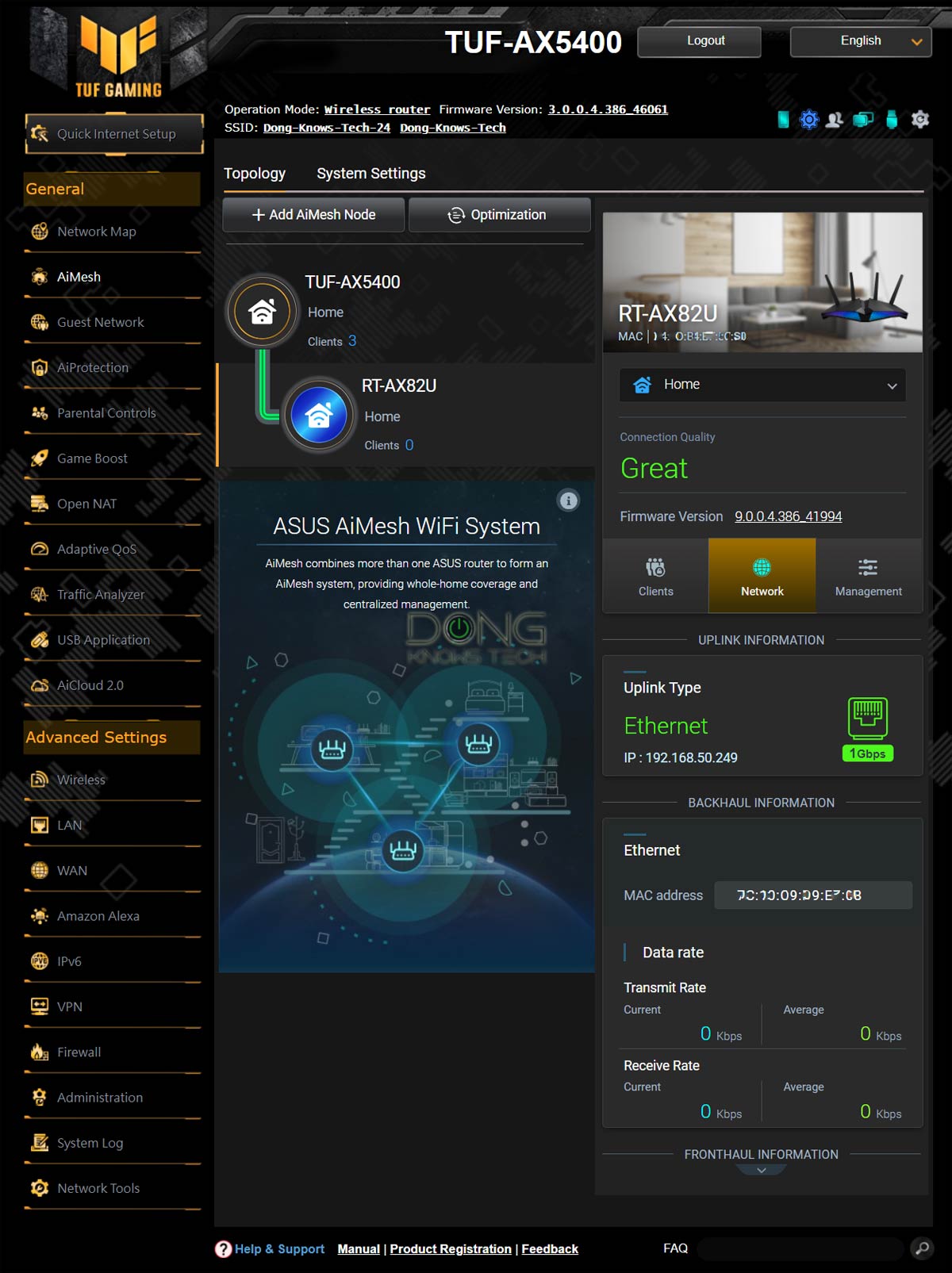 ASUS TUF-AX5400 Router Review: A Safe Buy | Dong Knows Tech