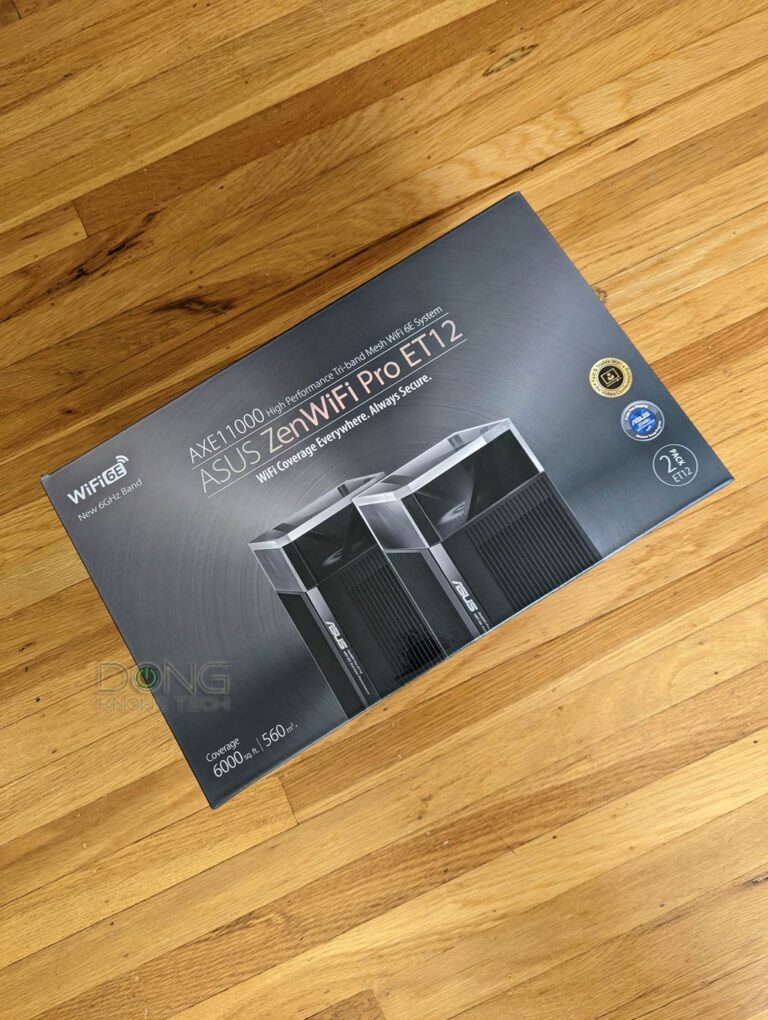ASUS ZenWiFi Pro ET12 Review: A Solid Multi-Gig Mesh | Dong Knows Tech