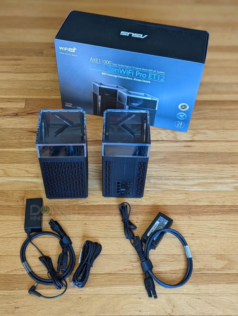 ASUS ZenWiFi Pro ET12 Review: A Solid Multi-Gig Mesh | Dong Knows Tech