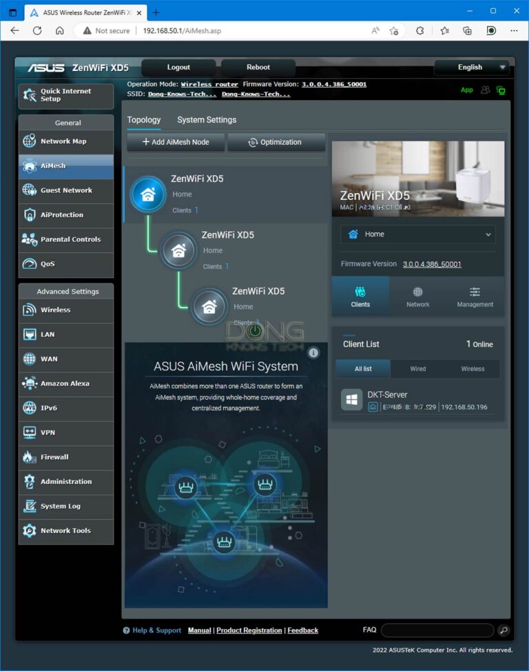ASUS ZenWifi XD5 Review: Solid & Improved | Dong Knows Tech