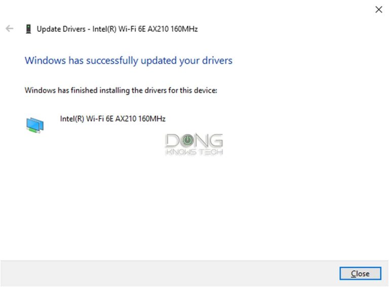 Real 6GHz Intel AX210 Windows 10 Driver on a Platter
