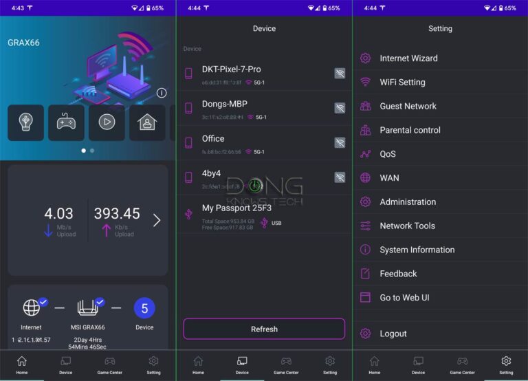 MSI RadiX AXE6600 Review: A Cool 6E Router | Dong Knows Tech