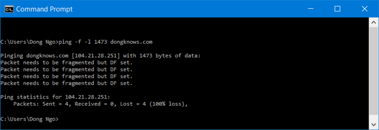 MTU and Jumbo Frame 101: A Cool Trick | Dong Knows Tech