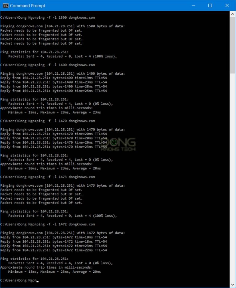 MTU and Jumbo Frame 101: A Few Cool Tricks | Dong Knows Tech