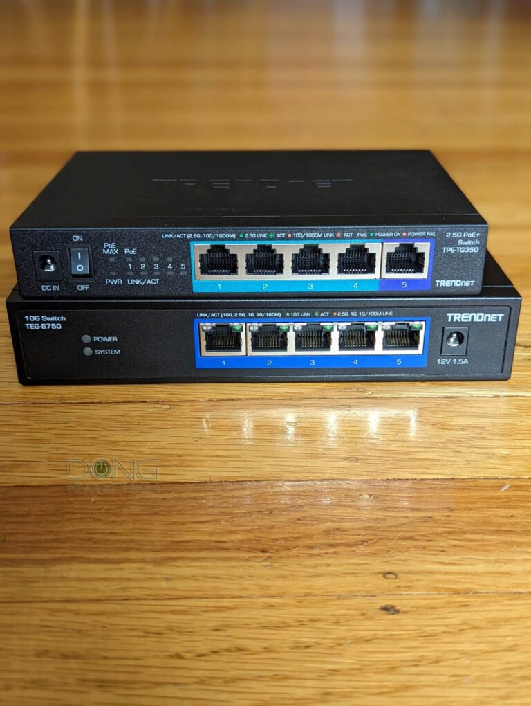 TRENDnet TPE-TG350 Review: A Solid PoE+ 2.5Gbps Switch | Dong Knows Tech