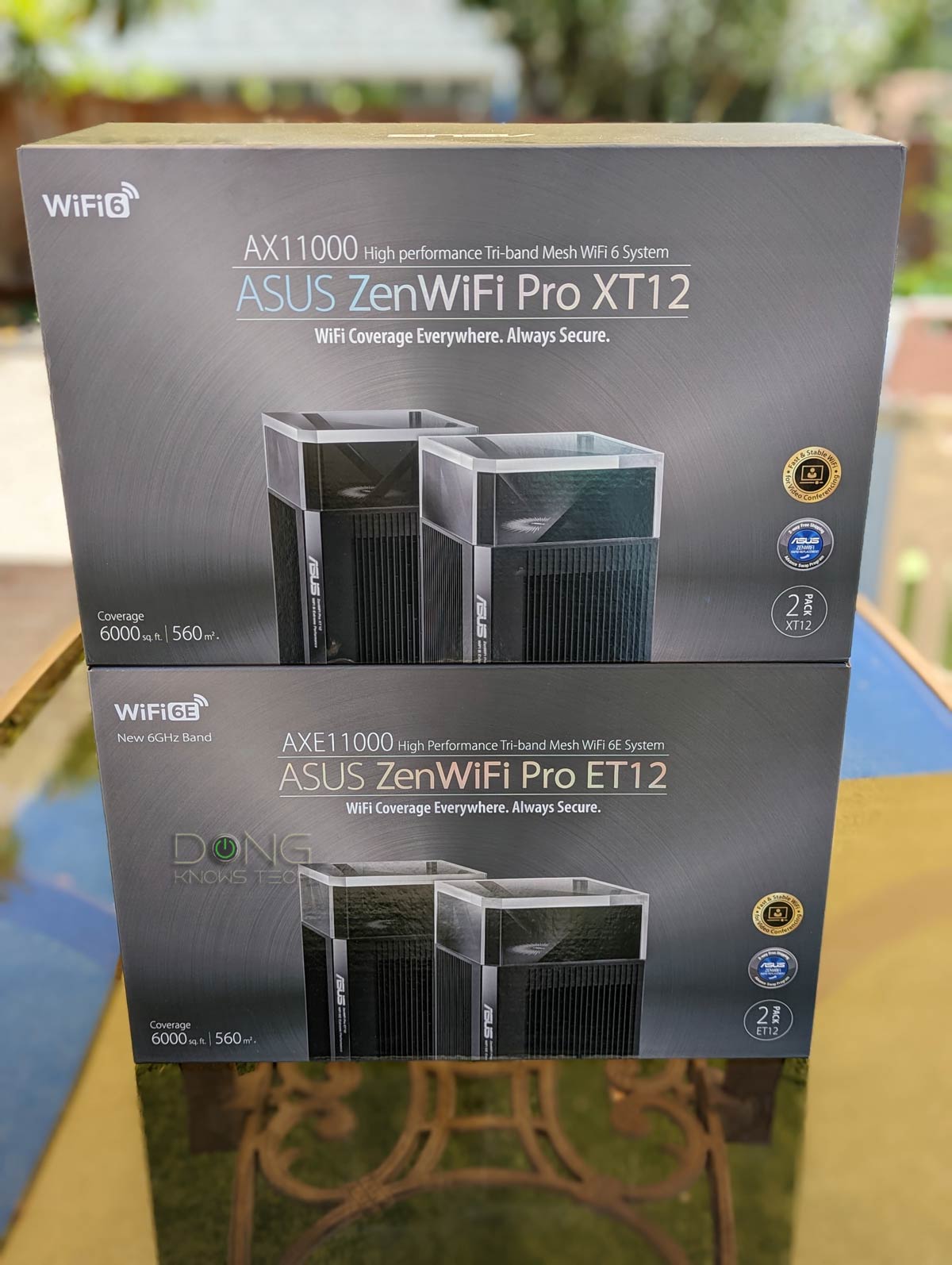 ZenWiFi Pro XT12 vs. ET12: A Crazy Mesh Duo | Dong Knows Tech